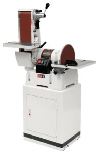 jet 6" x 48" belt and 12" disc sander with closed stand, 1-1/2 hp, 115/230v 1ph (model jsg-6cs)