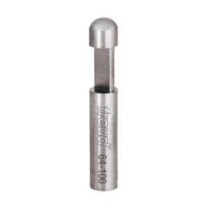 freud 64-100: 1/4" (dia.) solid carbide flush trim bit with 1/4" shank