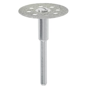 dremel 545 diamond cut-off wheel with mandrel, 7/8” (22.2mm) diameter, cutting rotary tool accessory (1 piece)