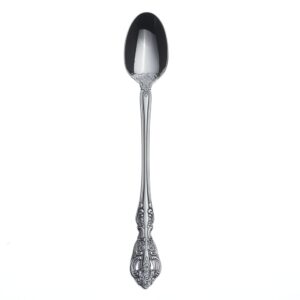 oneida michelangelo fine flatware tall drink spoon, 0.08 lb, metallic