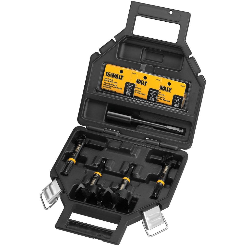 DEWALT Drill Bit, Self Feed, 5-Piece Kit (DW1648)