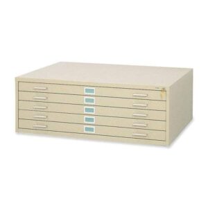 safco products 4997tsr flat file closed base for 5-drawer 4996tsr, 10 drawer 4986ts files, sold separately, tropic sand