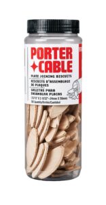 porter-cable 5562 no. 20 plate joiner biscuits - 100 per tube , brown