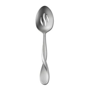 oneida satin aquarius pierced serving spoon