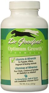 dr. goodpet optimum growth - all natural kitten & puppy care multi-vitamin/mineral powder