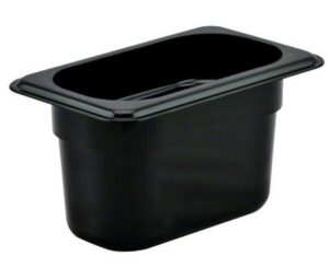 cambro 94cw110 black camwear 1/9 size x 4" d food pan