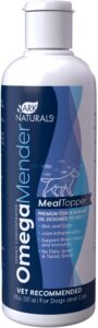 ark naturals omega mender itch ender, omega 6 & omega 3 dietary supplement for pets, relieves itching, reduces shedding, hot spot treatment, 8oz