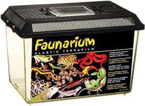 exo terra faunarium, plastic reptile terrarium, medium, pt2260