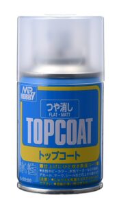 gsi creos - mr. top coat flat spray,mr. hobby