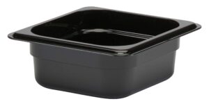 food pan 1/6 x 2" camwear black