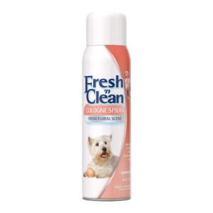 pet-ag fresh ’n clean cologne spray - fresh floral scent - 12 oz - controls odor & keeps dogs smelling fresh