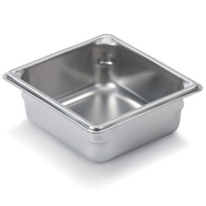 vollrath 2-1/2" deep super pan v stainless steel sixth-size steam table pan