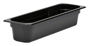 food pan 1/2 x 4" camwear long black