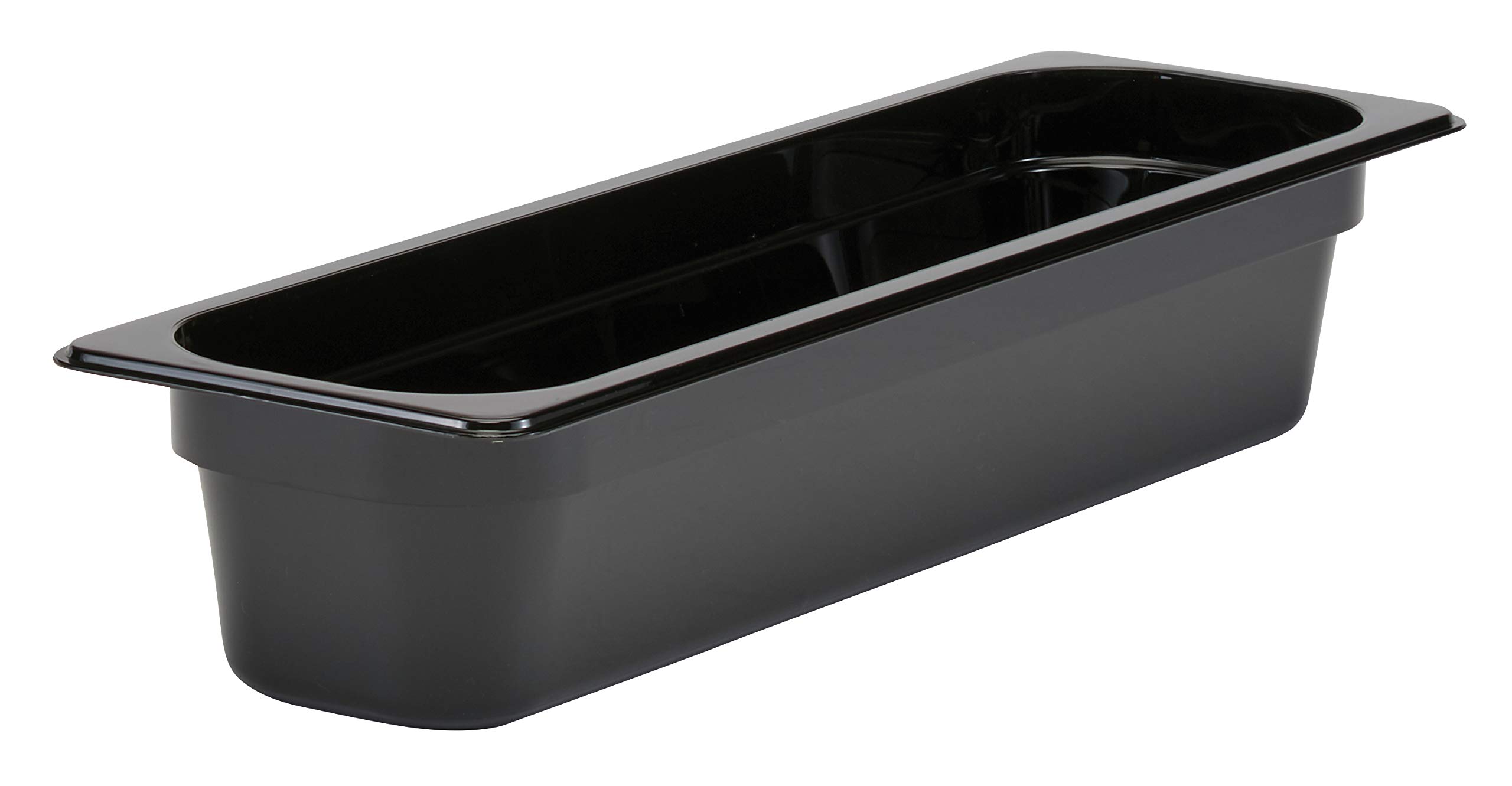 Food Pan 1/2 X 4" Camwear Long Black