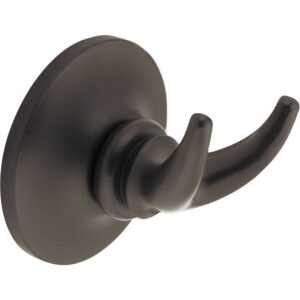 moen dn6703orb danbury double robe hook, oil-rubbed bronze