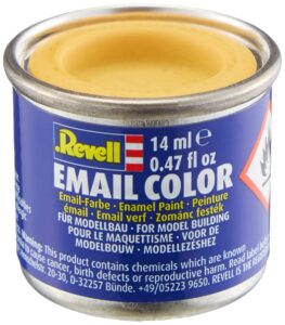 revell enamels 14ml yellow matt paint