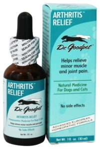 dr. goodpet arthritis relief - all natural advanced homeopathic formula - helps relieve muscle & joint pain!