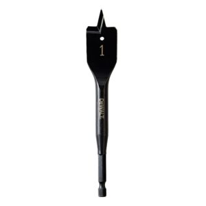 dewalt drill bit, spade, 1 inch x 6 inch (dw1582)