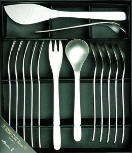 sori yanagi fruit forks and spoons set 14pcs