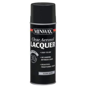 minwax 15210 clear aerosol lacquer spray, 12.25-ounce, satin