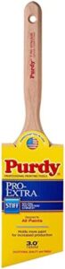 3" purdy 144152730 pro-extra glide angled sash paint brush, tynex chinex & orel