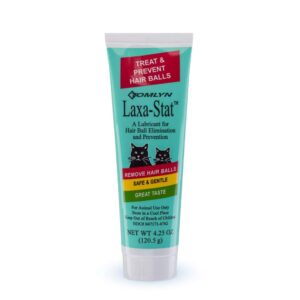 tomlyn laxa-stat maple-flavored hairball remedy gel for cats, 4.25oz