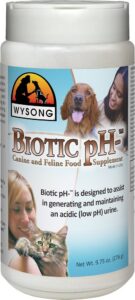 wysong biotic ph- canine/feline food supplement - 9.75 ounce bottle