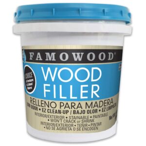 famowood 40022144 latex wood filler - pint, white