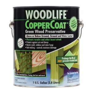 rust-oleum 01901 coppercoat wood preservative, 0.88-gallon, green