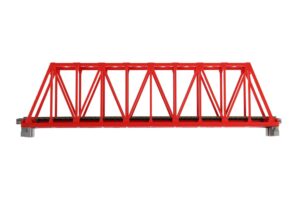 kato usa inc. n 248mm 9-3/4 truss bridge red kat20430 n track