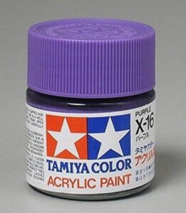 tamiya acrylic x16 glosspurple tam81016 plastics paint acrylic