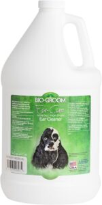 bio-groom ear-care dog ear cleaner – dog ear drops, cruelty-free, made in usa, gentle wax remover, pet ear cleaner for dogs and cats – 1 gallon