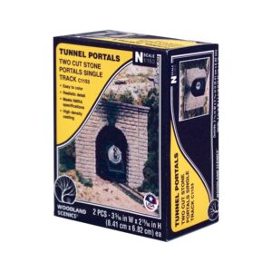 woodland scenics cut stone n scale tunnel portals