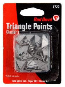 red devil 1722 glazing triangle points, 150 piece