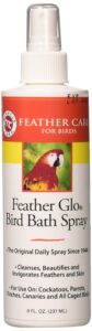 miracle care feather miracle care feather glo bird bath spray, 8-ounce