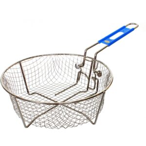 lodge 8fb2 deep fry basket, 9-inch,silver