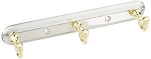 moen 7603cb yorkshire robe hook, chrome and polished brass