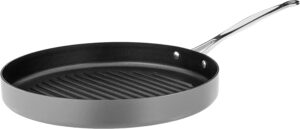 cuisinart 630-30 chef's classic nonstick hard-anodized 12-inch round grill pan,black