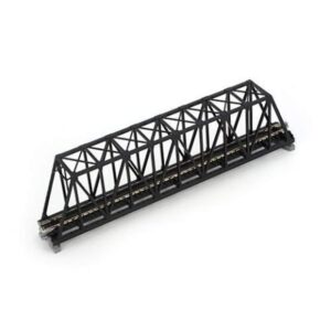 kato usa inc. n 248mm 9-3/4 truss bridge black kat20434 n track