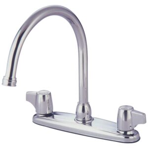 kingston brass kb771 8" centerset kitchen faucet, polished chrome