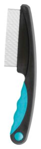 trixie pet grooming flea comb for cats, dogs, and small animals, 6" (15cm)