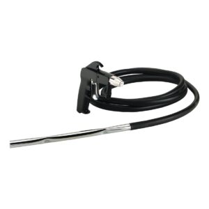 sand blaster with 10 foot hose, sand blast gun, and wrench - siphon feed (campbell hausfeld at122601av) , black