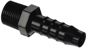 lifegard aquatics arp175002 male pipe thread x barb adapter for aquarium filter, 1/2-inch