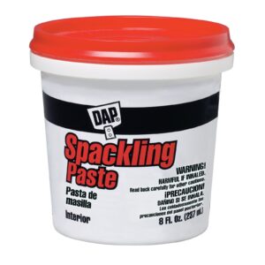 dap 10200 spackling paste, 1/2 pint, white, 8 fl oz