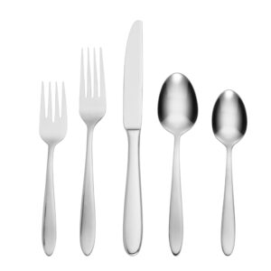 oneida mooncrest 20-piece flatware set, service for 4, silver