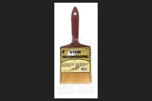 linzer 3121 0400 stain waterproofing brush, 4 in.,brown,wm 3121-0400