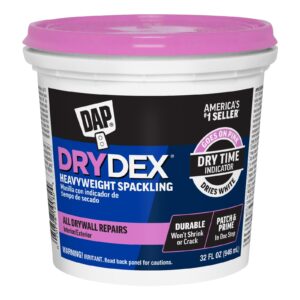 1 qt dap 12330 drydex interior/exterior spackling, white