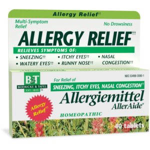 nature's way boericke & tafel allergiemittel alleraide, allergy relief††, 40 tablets