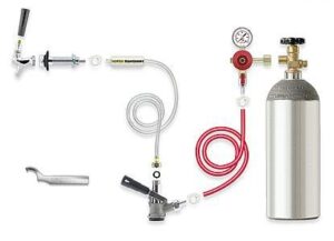 kegerator conversion kit with co2 tank (convert a refrigerator to a kegerator)