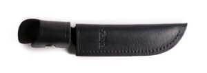 buck knives bu119s-brk black leather sheath